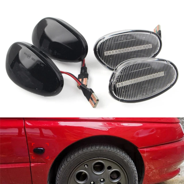 SEGNALETICA LATERALE DINAMICA LED Luce Segnale di svolta Fit Alfa Romeo ...
