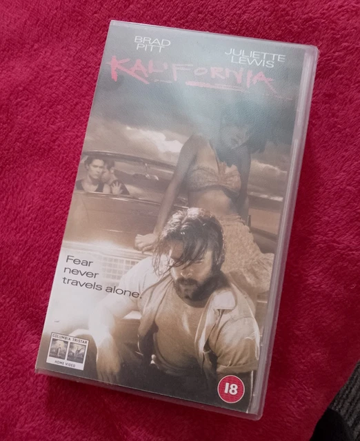 KALIFORNIA VHS TAPE PAL (1990) 18 Brad Pitt Juliette Lewis Dominic Sena ...