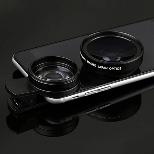 EXPLORE EVERY DETAIL 2in1 Wide Angle and Macro Lens Kit for Smartphones ...