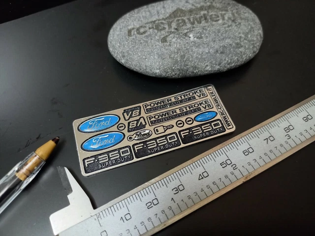 FORD LOGO SCALE Emblems Tamiya 1/10 axial trx rc4wd crawler scaler. EUR ...