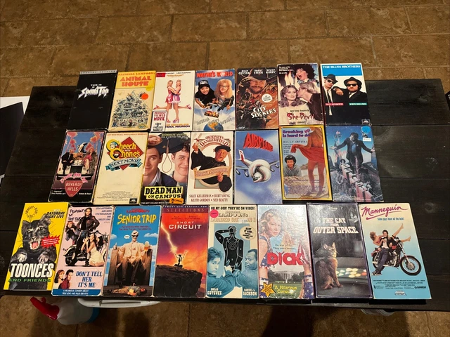 22 VHS COMEDY Lot 1980s 1990s Wayne’s World Animal House Mannequin ...