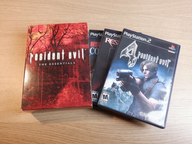 RESIDENT EVIL THE Essentials Set (Playstation 2 PS2) [No Slip Cover ...
