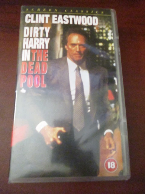 CLINT EASTWOOD DIRTY Harry The Dead Pool VHS Video Tape (NEW) £7.99 ...