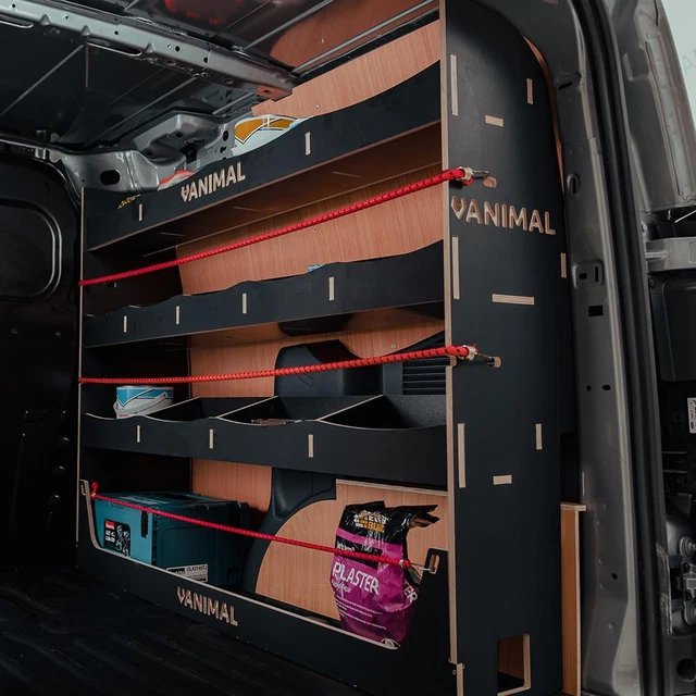 FORD TRANSIT COURIER 2024- Hexaboard Full Driver Side Van Racking and ...