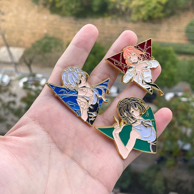 ANIME CHAINSAW MAN Hard Enamel Pins Brooch Makima Power Blood Demon ...