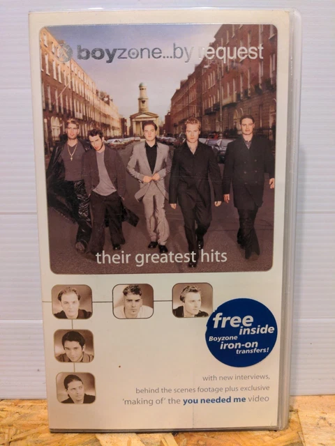 BOYZONE VHS - By Request - All The Classics - 1999 Music Video Tape ...
