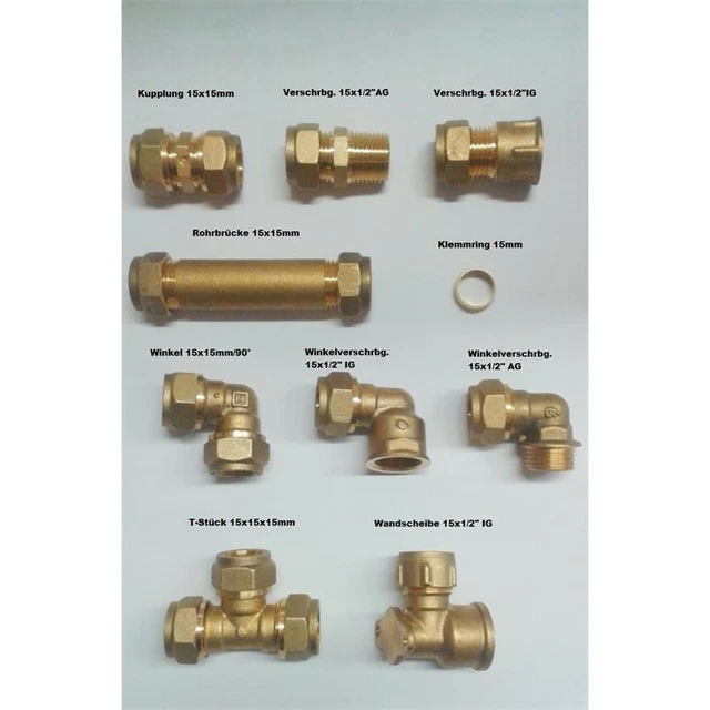 CONEX FITTING CLAMPING ring copper pipe connection cutting ring fitting ...