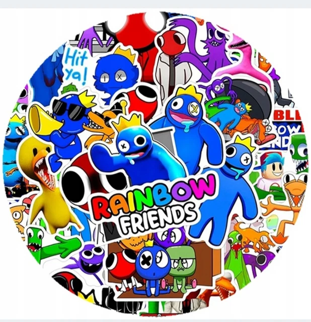 EDIBLE RAINBOW FRIENDS Cake Topper Cake Picture Zuckerbild + & Text £9. ...