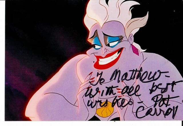 &THE LITTLE MERMAID& Pat Carroll Signed 4x6 Color Photo COA £117.30 ...
