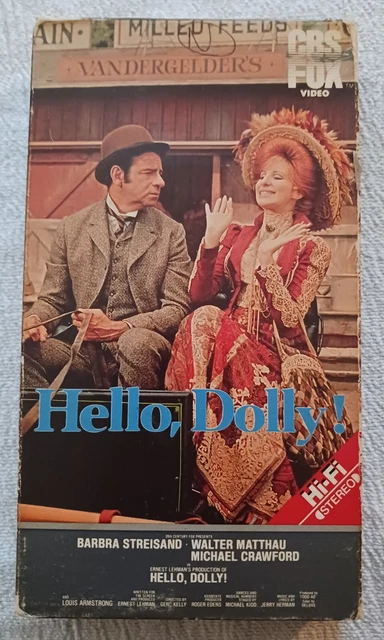 HELLO, DOLLY! VHS Barbra Streisand, Walter Matthau, Michael Crawford £4.92 - PicClick UK