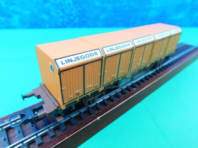 D08 LIMA H0 Güterwagen NSB Containertragwagen Linjegods EUR 9,95 ...