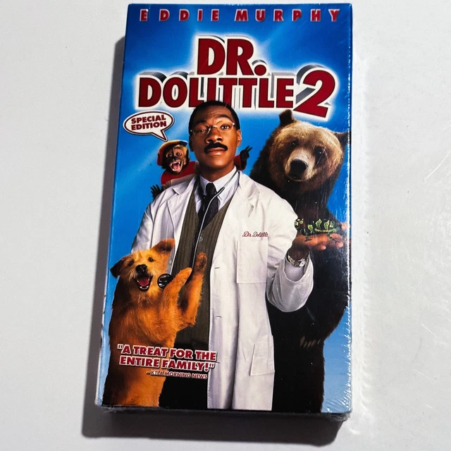DR DOLITTLE 2 VHS 2001 Eddie Murphy Factory Sealed First Print Family ...