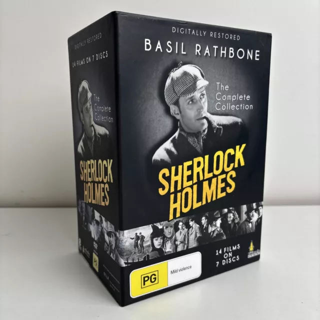 SHERLOCK HOLMES THE Complete Collection DVD Basil Rathbone Region 4 PAL ... SHERLOCK HOLMES THE Complete Collection DVD Basil Rathbone Region 4 PAL ...