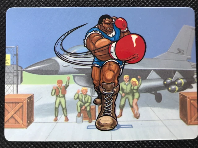 M BISON STREET Fighter 2 Barcode Battler Action Card Game Japanese ...