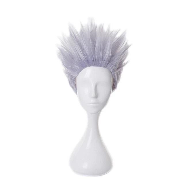 GOJO SHORT HAIR with Wig Cap Party Wig Gojo Satoru Cosplay Wigs Jujutsu ...