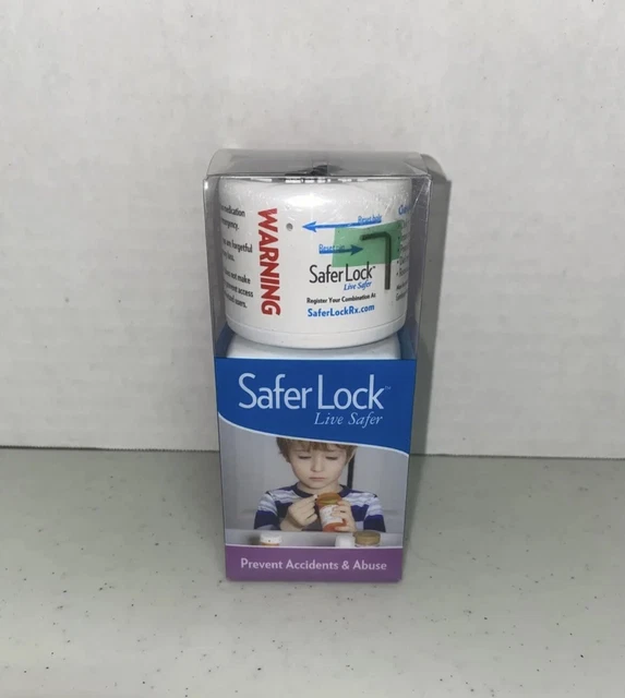 GATEKEEPER SAFER LOCK Live Safer Digit Combination Locking Cap Bottle ...