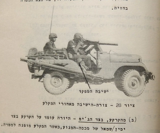 LIBRO MANUALE JEEP Willys Mb Israel Army Idf Molto Raro 1962 EUR 329,03 ...