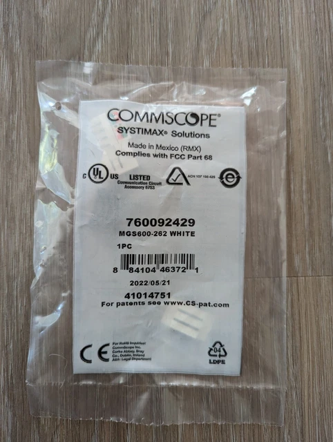 COMMSCOPE CAT 6A Modules MGS600 (Box 25) $199.00 - PicClick