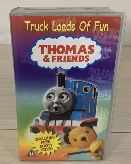 VINTAGE THOMAS THE Tank Engine + The Sooty Show Double VHS Video Box ...