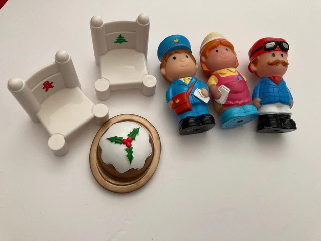 EARLY LEARNING CENTRE ELC Happyland Figures Bundle plus Xmas pud and ...