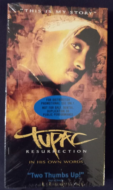 TUPAC: RESURRECTION PARAMOUNT (VHS, 2004) Tupac Shakur rare New Promo ...