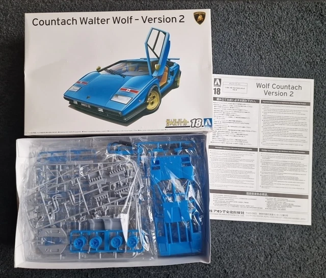 LAMBORGHINI WOLF COUNTACH 1976 Ver.2 supercar 1:24 SUPER CAR No18 ...