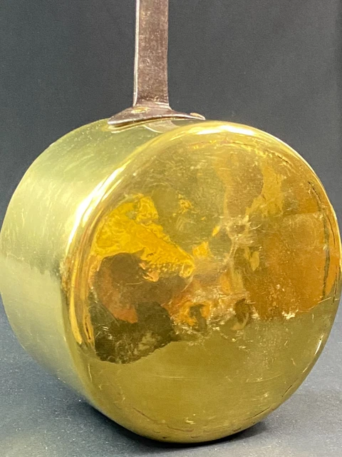 CASSEROLE EN LAITON étamé début XIXe EUR 49,00 - PicClick FR