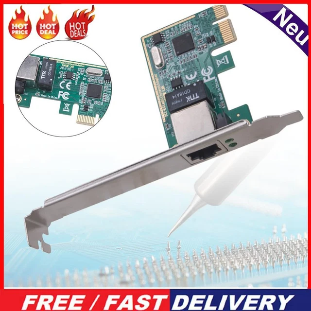 1000MBPS GIGABIT ETHERNET PCI Express Network LAN Card Reusable Useful ...