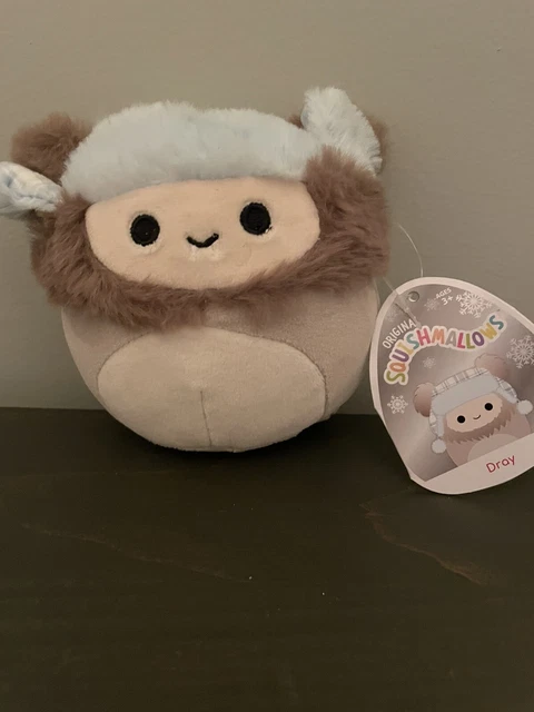 SQUISHMALLOW 2021 4.5& Dray the grey Sasquatch Big Foot Yeti Christmas ...