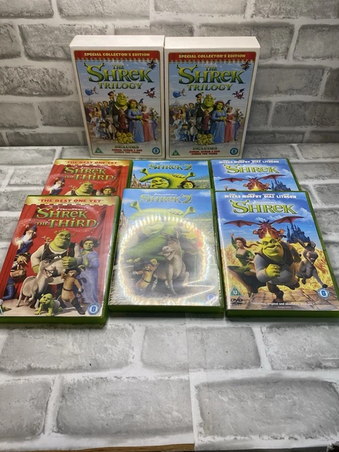 THE SHREK TRILOGY DVD (2007) 3 Disc Film Box Set X 2. £9.95 - PicClick UK