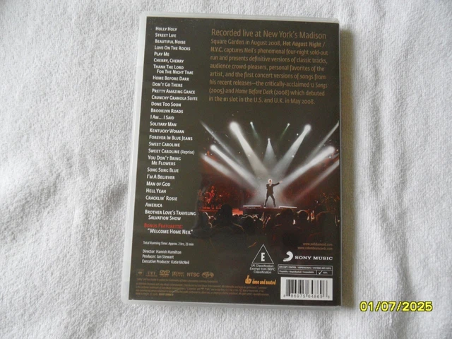 NEIL DIAMOND HOT AUGUST NIGHT /NYC PLUS NEIL DIAMOND GREATEST HITS LIVE ...