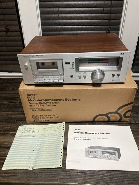 MCS SERIES MODULAR Component Systems Stereo Cassette Deck With Dolby ...
