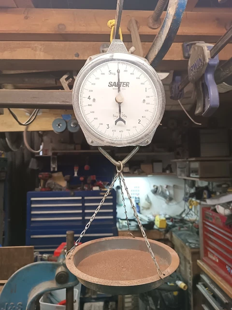 SALTER MODEL 235 Spring Balance Weighing Scales 5kg With Basket £25.00 ...