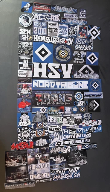 HSV STICKER AUFKLEBER Ultras Sticker Aufkleber xxl mix EUR 27,50 ...