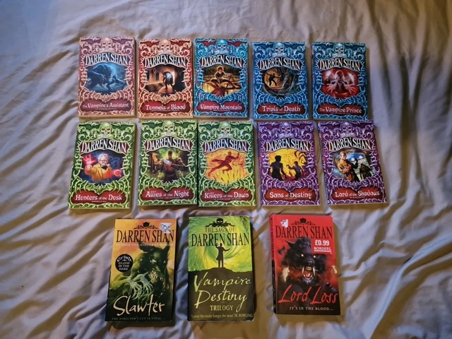 DARREN SHAN X 13 Paperback Books Set Bundle Job Lot £17.99 - PicClick UK