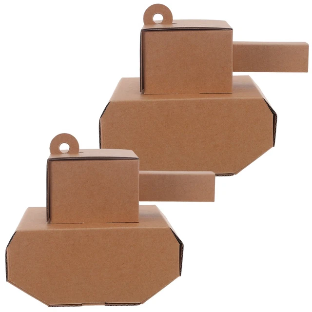 2 PCS TANK Assembled Cardboard Construction Toolkit for Kids Crafts $23 ...
