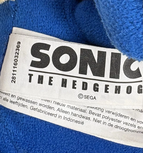 SEGA PRIZE EUROPE Sonic The Hedgehog Plush Soft Stuffed Toys Blue (L10 ...