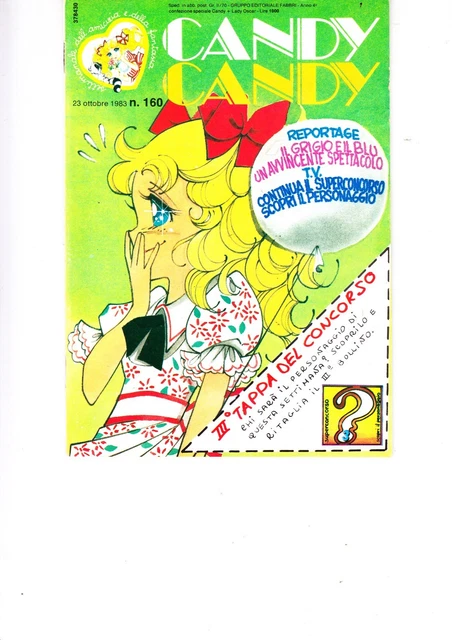 CANDY CANDY N. 160 contiene inserto fustellato LADY OSCAR n. 56 FABBRI ...