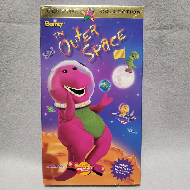 BARNEY - BARNEY in Outer Space (VHS, 1998) Rare £9.97 - PicClick UK