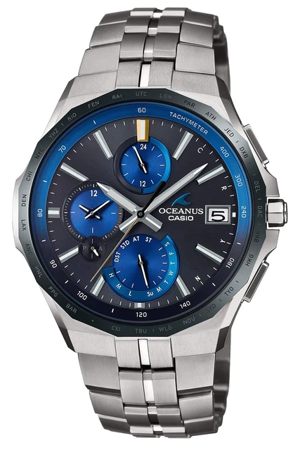 OROLOGIO CASIO OCEANUS Manta Bluetooth Dotato di Radio Solare OCW ...