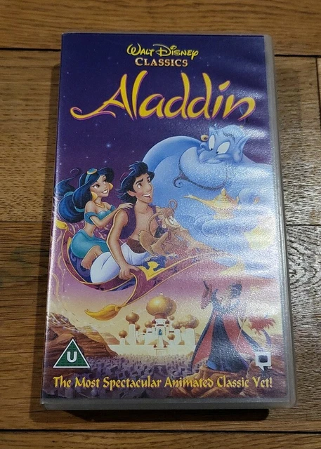 ALADDIN VHS VIDEO Walt Disney Classics - Vintage Disney VHS - Great ...