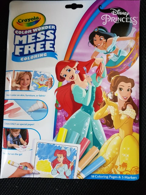 CRAYOLA COLOR WONDER Coloring Book&Marker Easel Mess Free Disney ...
