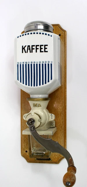 SEHR SCHÖNE ANTIK Porzellan Kaffeemühle Wandmühle mit IKA Mahlwerk Art Deco EUR 54,00 - PicClick DE
