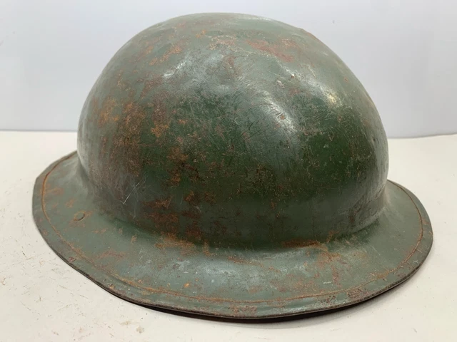 ORIGINAL BRITISH ARMY Mk1* Brodie Helmet - WW1 / WW2 Combat Helmet £35. ...