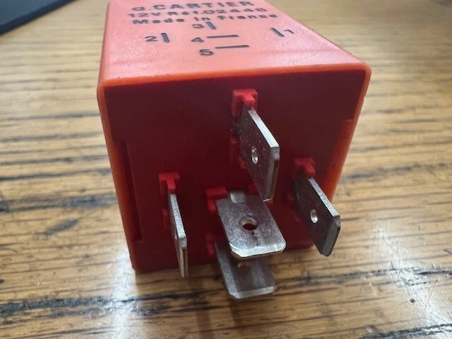 G.CARTIER ORANGE 5 PIN RELAY 02446 Citroen/Peugeot/Renault £19.99 ...