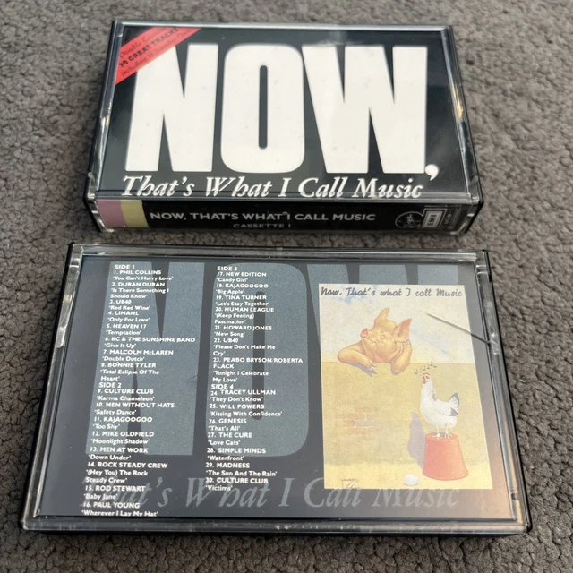 NOW THAT'S WHAT I Call Music 1 - Original Double Cassette Tape Album ...
