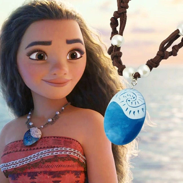 DISNEY MOVIE PRINCESS Moana Cosplay Vaiana Charm Necklace Pendant ...