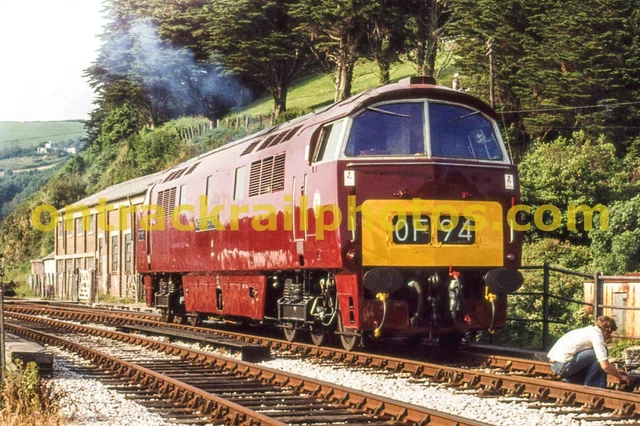 UK RAILWAY PHOTOGRAPH Of Class 52 Western D1062. Rm52-159 £1.70 ...