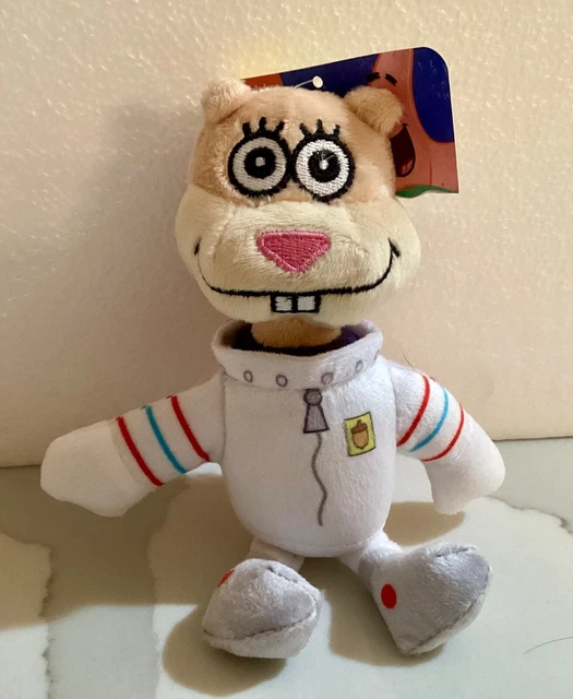 NICKELODEON SPONGEBOB SANDY CHEEKS Squirrel 6” Plush Stuffed Animal ...