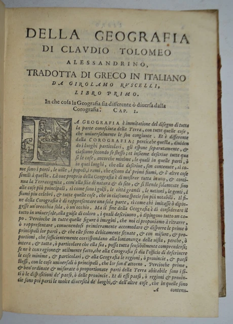 OFFERTA!!! – TOLOMEO – fig. 1574 – GEOGRAFIA - 2 parti – senza le ...